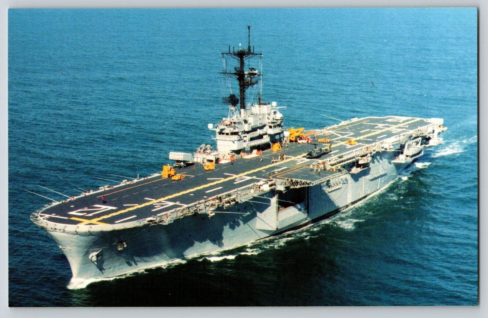 Postcard US Navy Ship - USS Inchon (LPH-12) - Amphibious Assault Ship ...