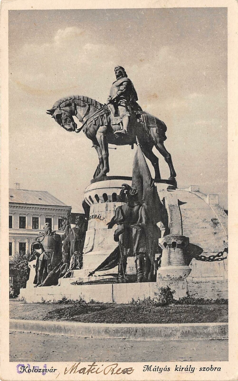 ro39 matyas kiraly szobra kolozsvar romania cluj napoca | Europe - East ...