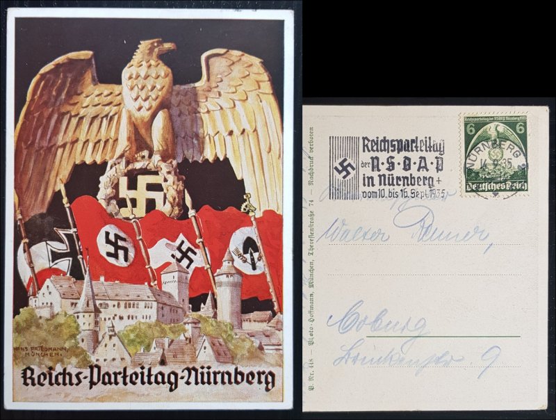 Germany Third 3rd Reich Nsdap Congress Nürnberg Reichsparteitag 1935 ...