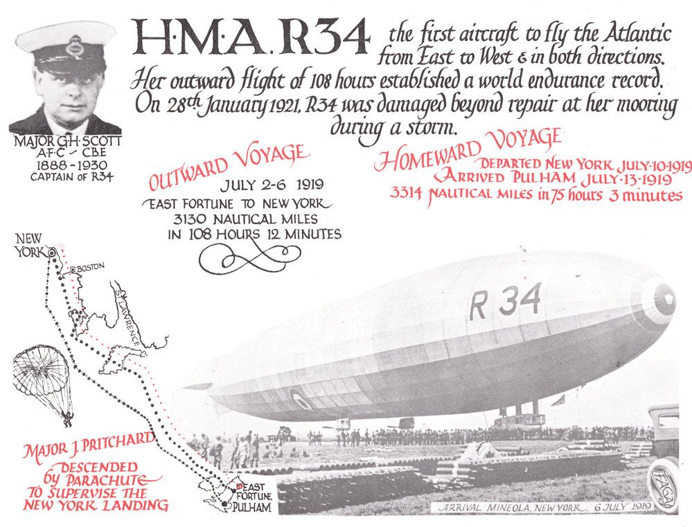 The british Rigid Airship R34 [1900 x 928] : r/WarshipPorn