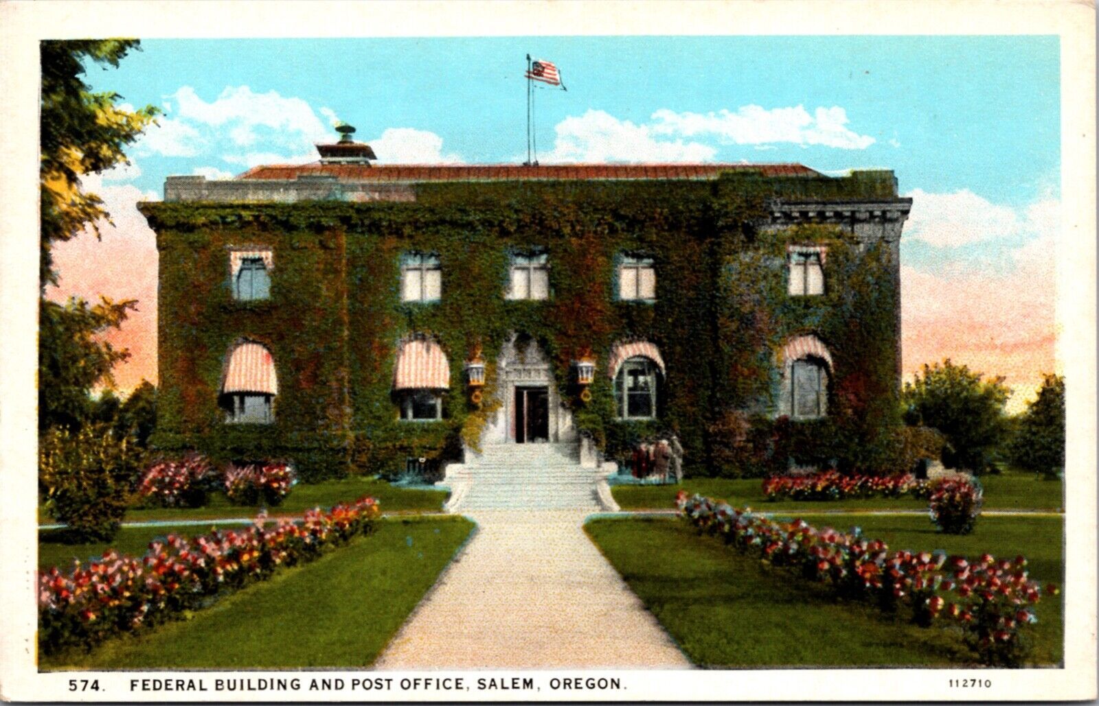 Postcard Federal Building and Post Office in Salem, Oregon | United ...