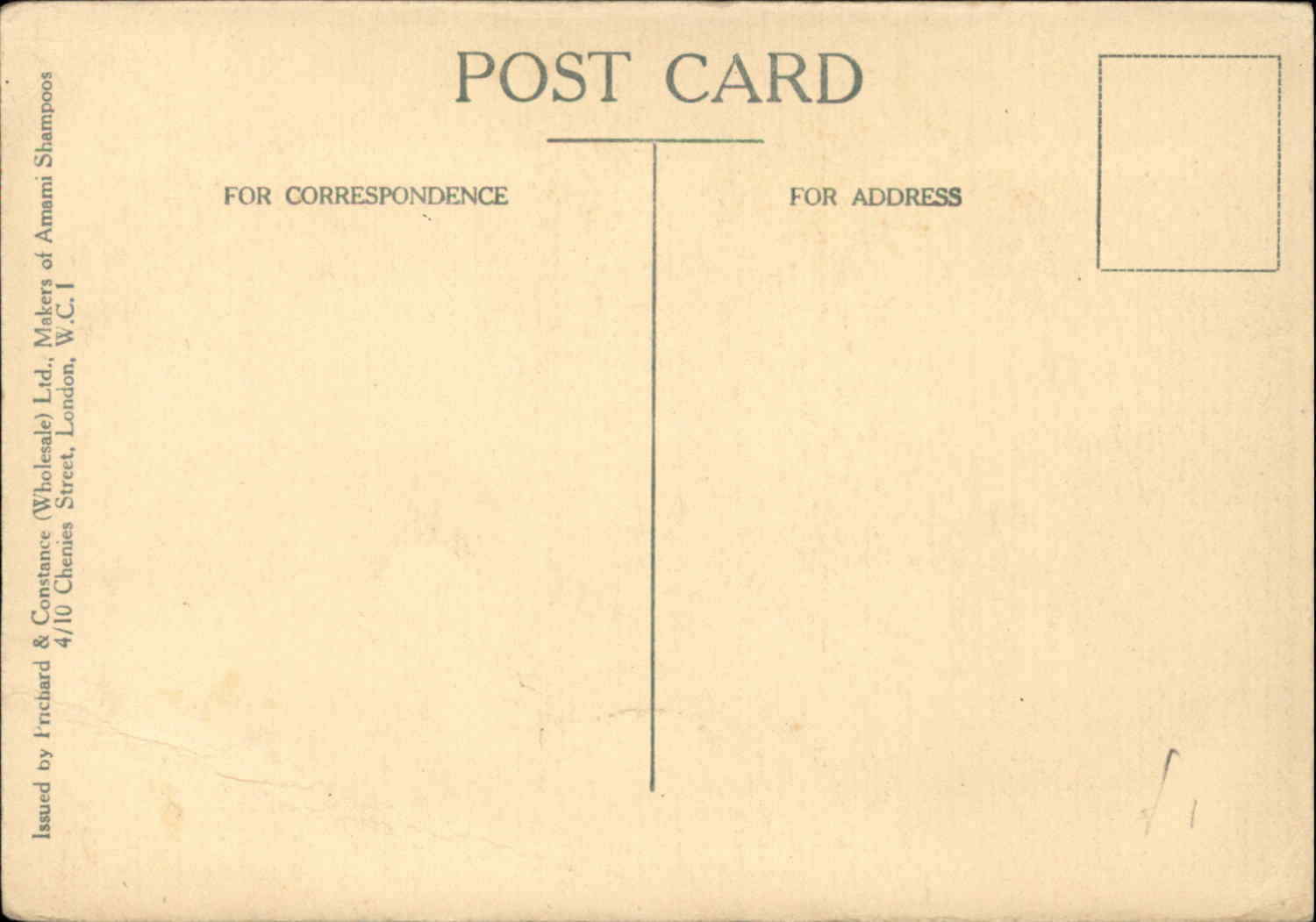 Prize Winner Peggy Amami Shampoo Ad Advertising Vintage Postcard ...