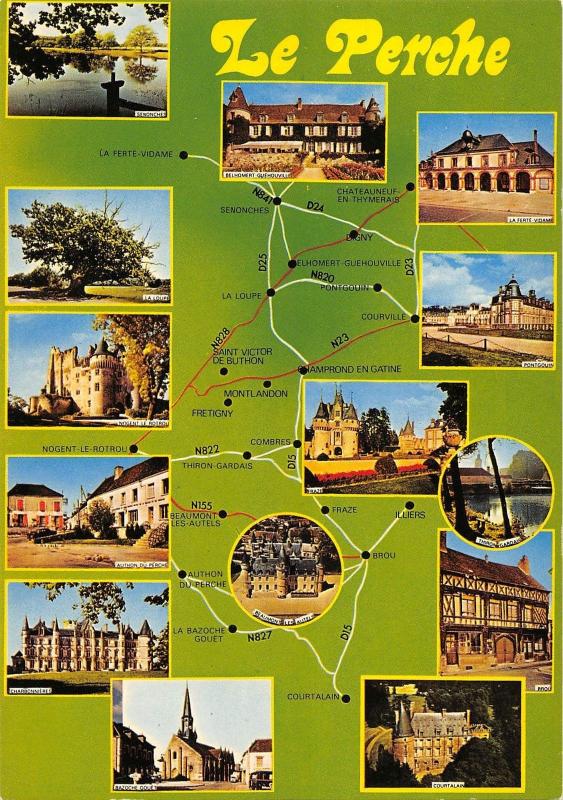 BR54856 Le Perche map cartes geographiques france | Europe - France ...