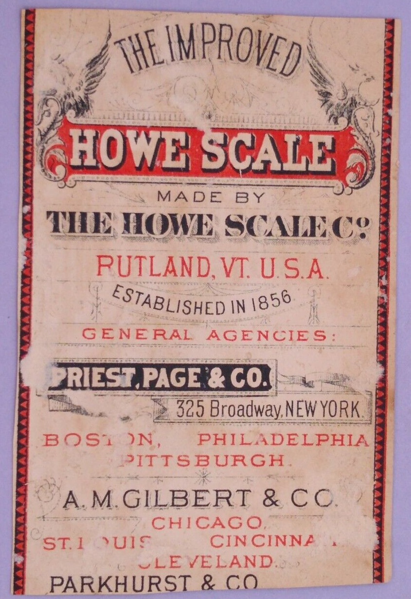 1880s Anthropomorphic Globe Howe Scale Uncle Sam Rutland VT Victorian ...