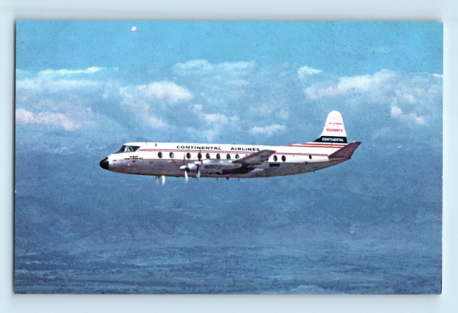 Viscount II Continental Airlines Vickers Viscounts Rolls Royce engin ...