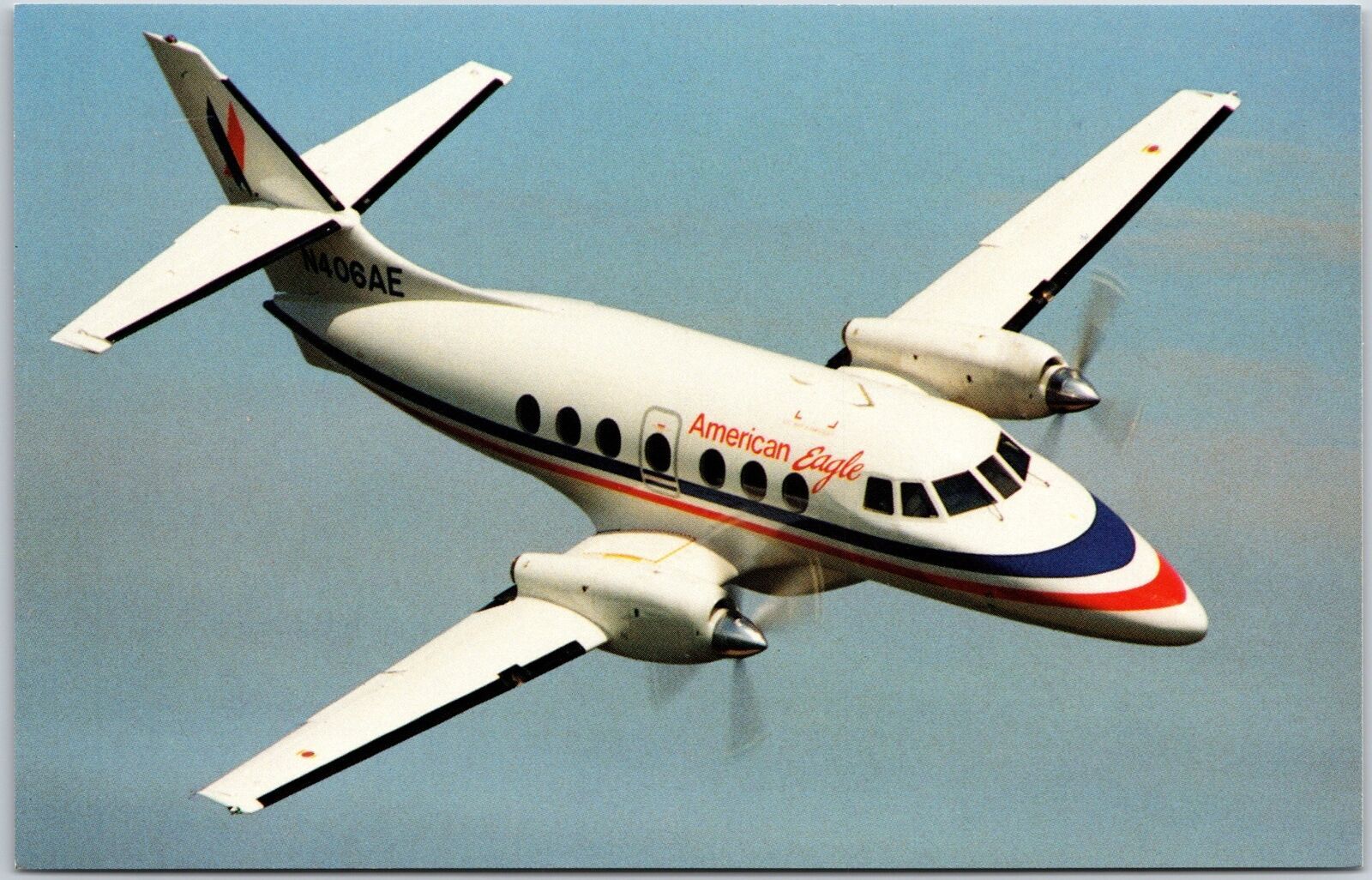 Airplane American Eagle BAe Jetstream 19 Passenger Seater Jetliner ...