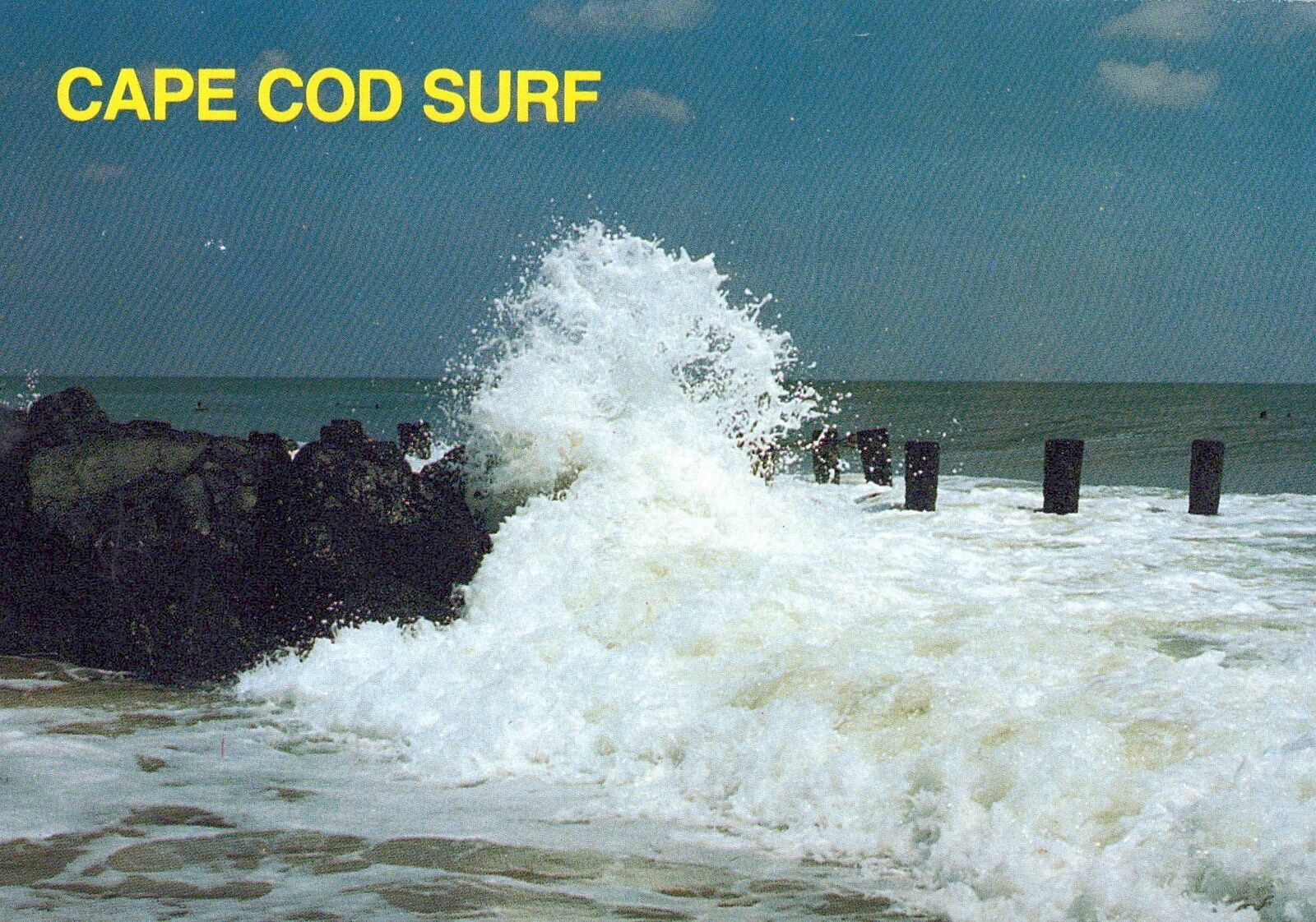 Vintage Postcard Continental Size Surf on Cape COD Mass Modern | United ...