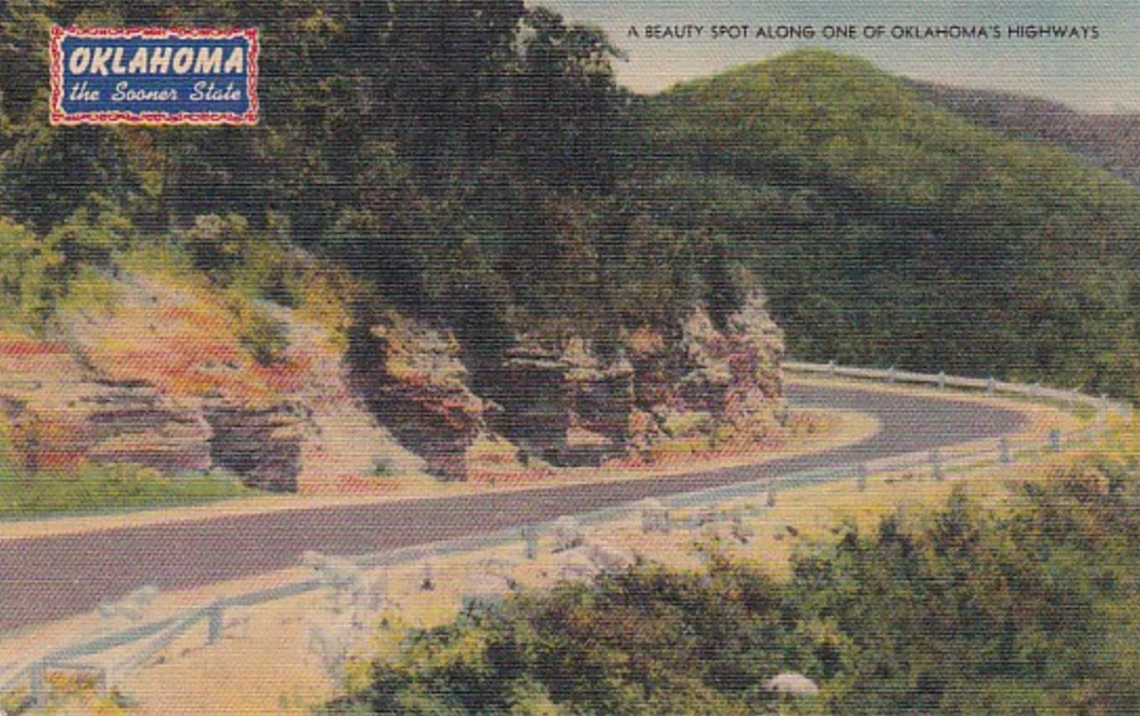 Oklahoma Beauty Spot Along One Of Oklahoma's Highways | United States ...