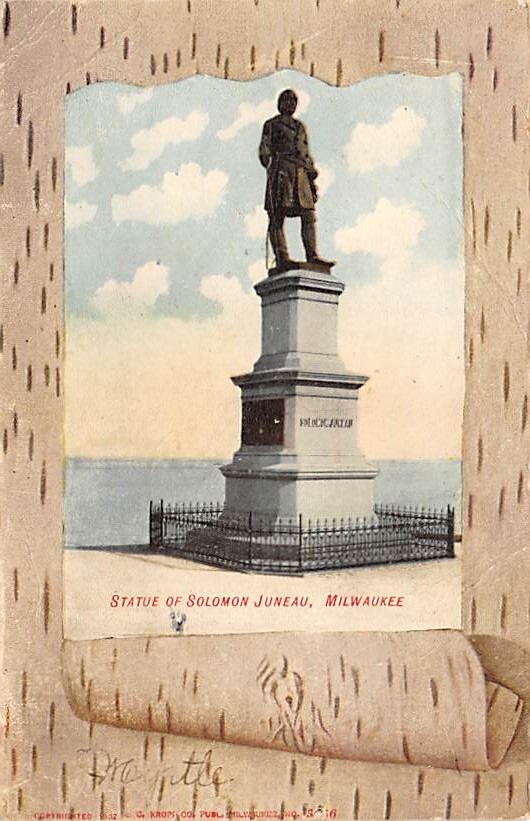 Statue Of Solomon Juneau - Milwaukee, Wisconsin WI | United States ...