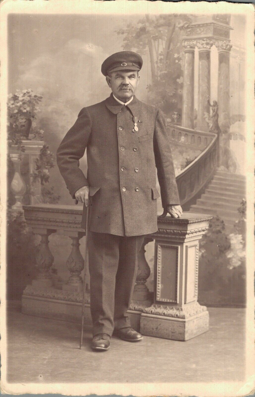 French Soldier Sergeant Portrait WW1 Military Real Photo Postcard 07.30 ...