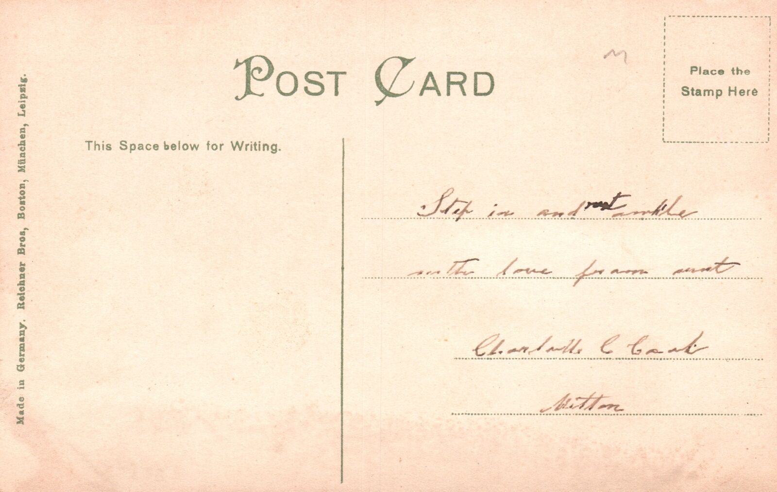 Vintage Postcard A Resting Place Franklin Park Boston Massachusetts ...