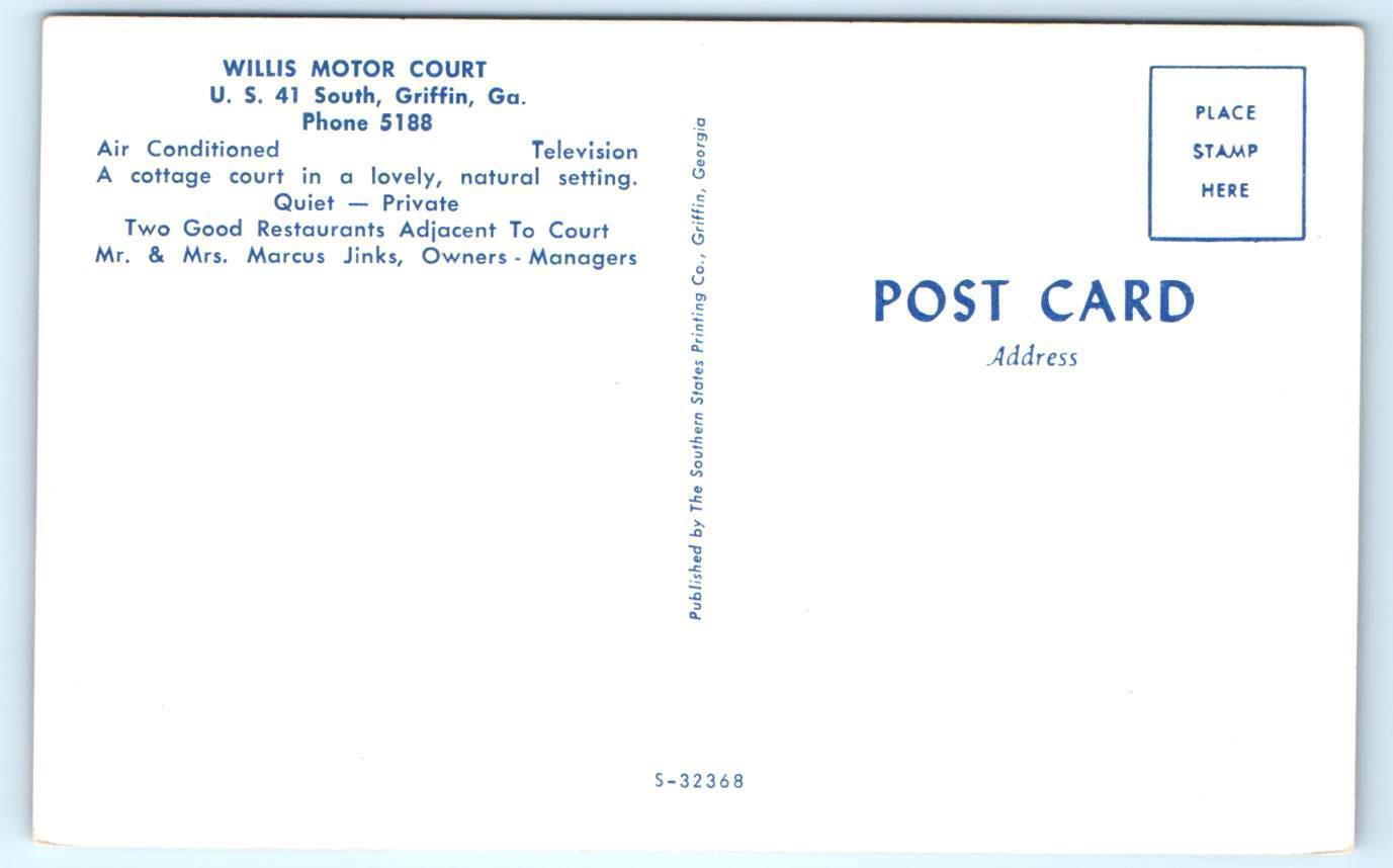 GRIFFIN, Georgia GA ~ Roadside WILLIS MOTOR COURT Motel ~ Marcus Jinks ...