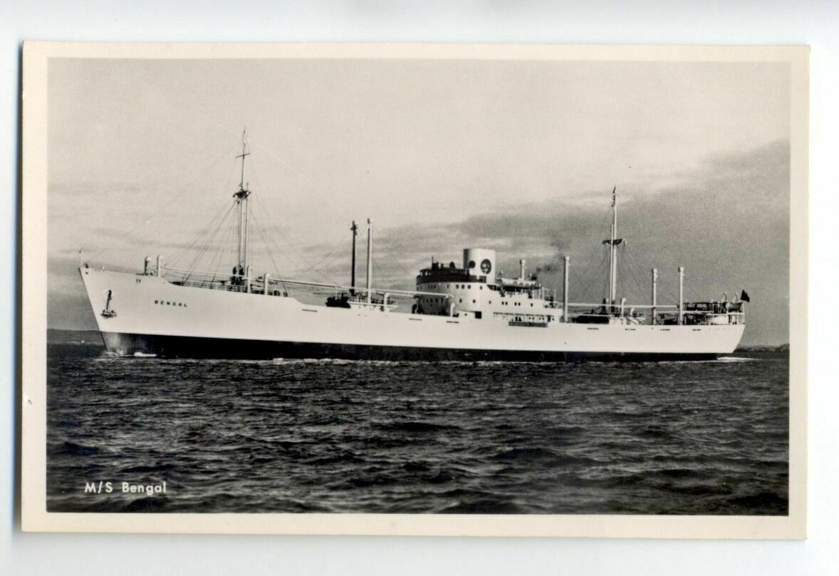 cb0834 - Swedish East Asia Line Cargo Ship - Bengal , built 1944 ...