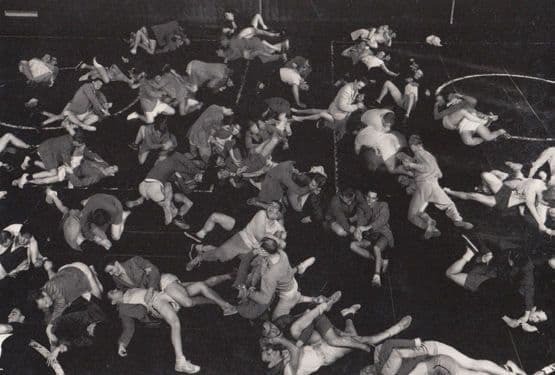 Judo Class in WW2 War Martial Arts School Real Photo AWARD WINNER Art ...