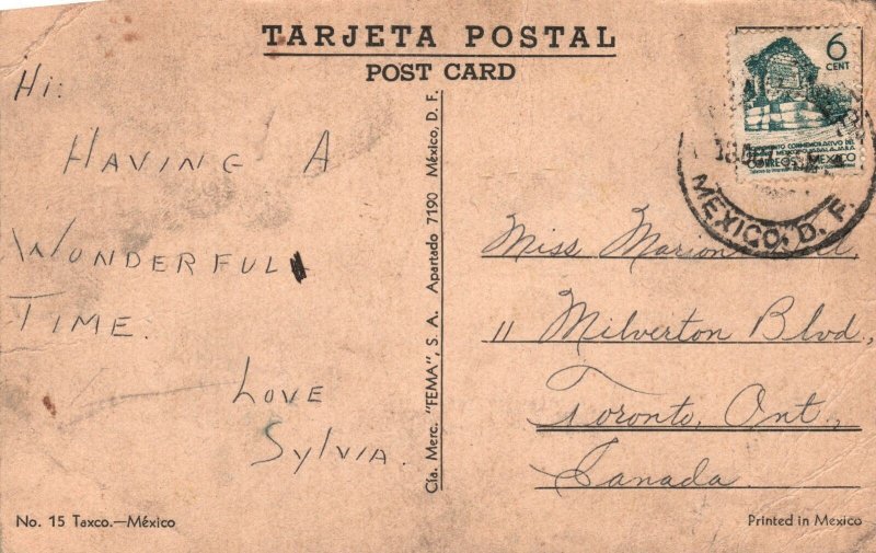 Vintage Postcard Famous Silver Jewelry Production Spanish Colonial ...