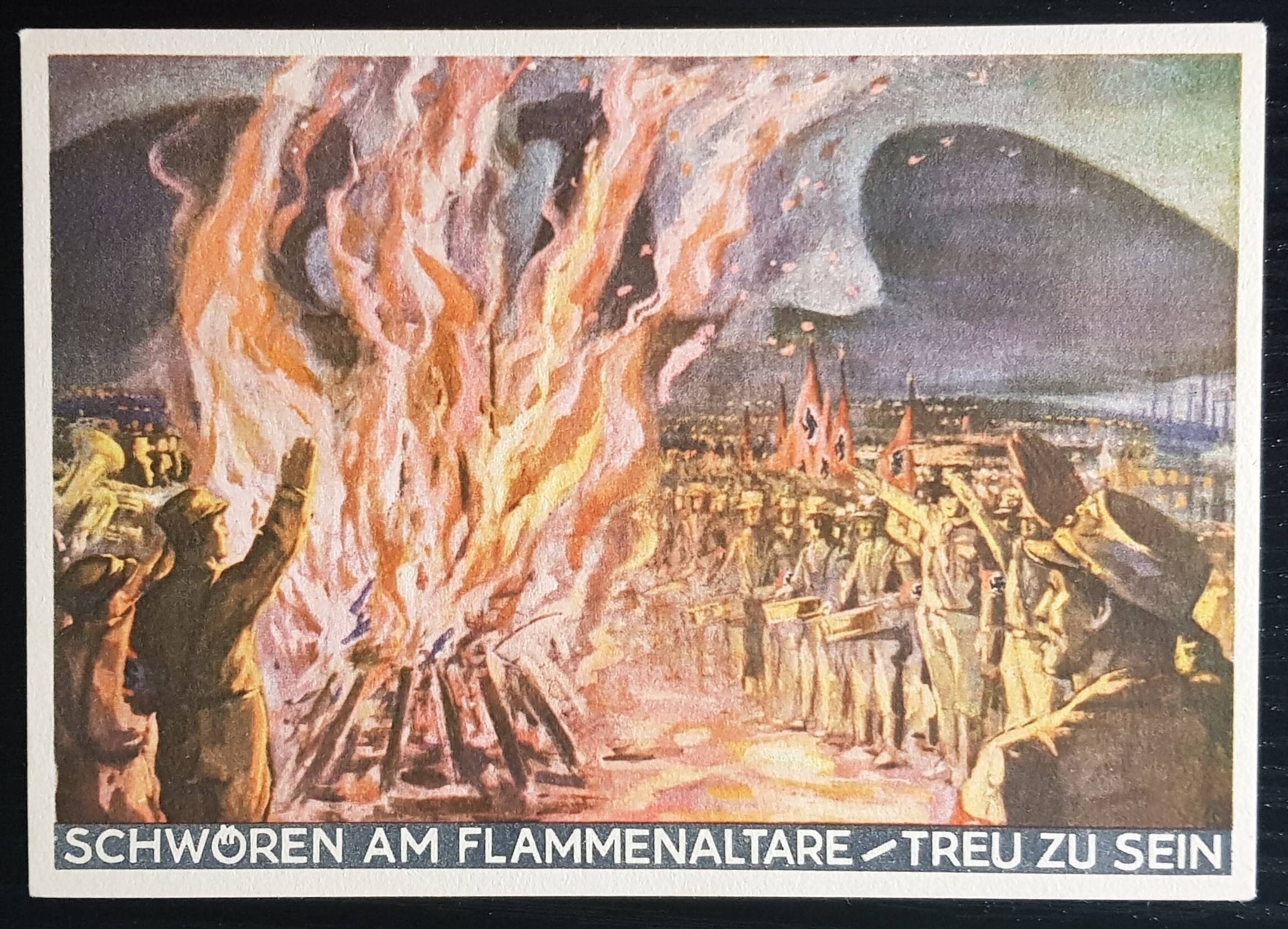 Very Rare Third Reich Original Propaganda Postcard - GAU Parteitag Gera ...