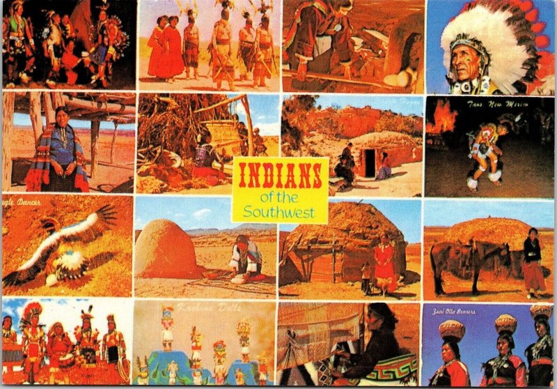 Taos Indian Dancers Apache Devil Zuni Bread Baker Navajo Chrome ...