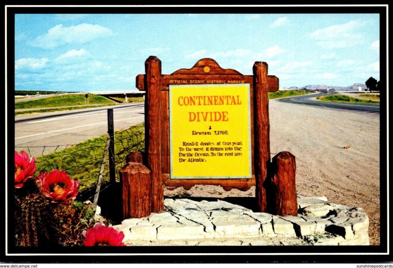 New Mexico Continental Divide On Interstate 40 | United States - New ...