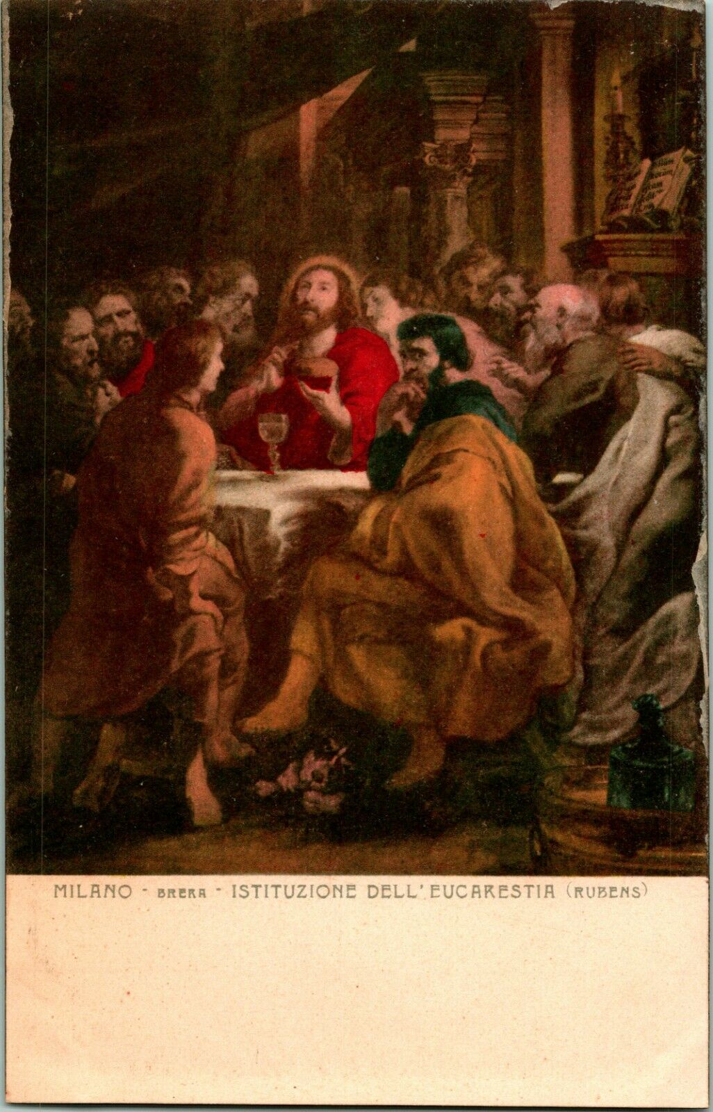 Vintage Cartolina Milano - Brera - Instituzione Dell Eucarestia (Rubens ...
