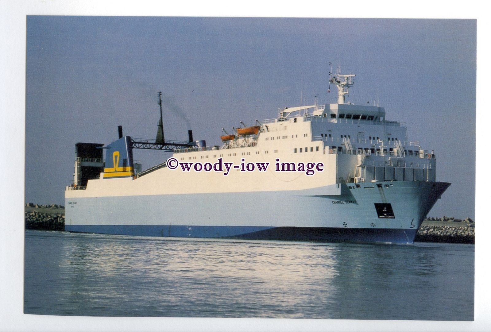 SIM0031 - Sealink Ferry - Channel Seaway , built 1980 - postcard ...