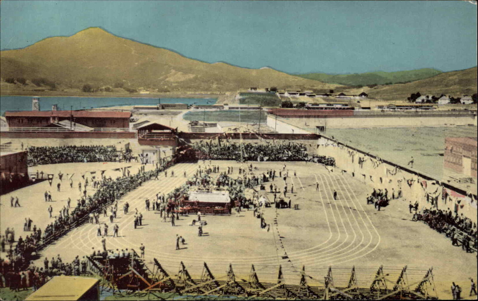 San Quentin California CA Prison Naval Field and Track Meet Vintage ...