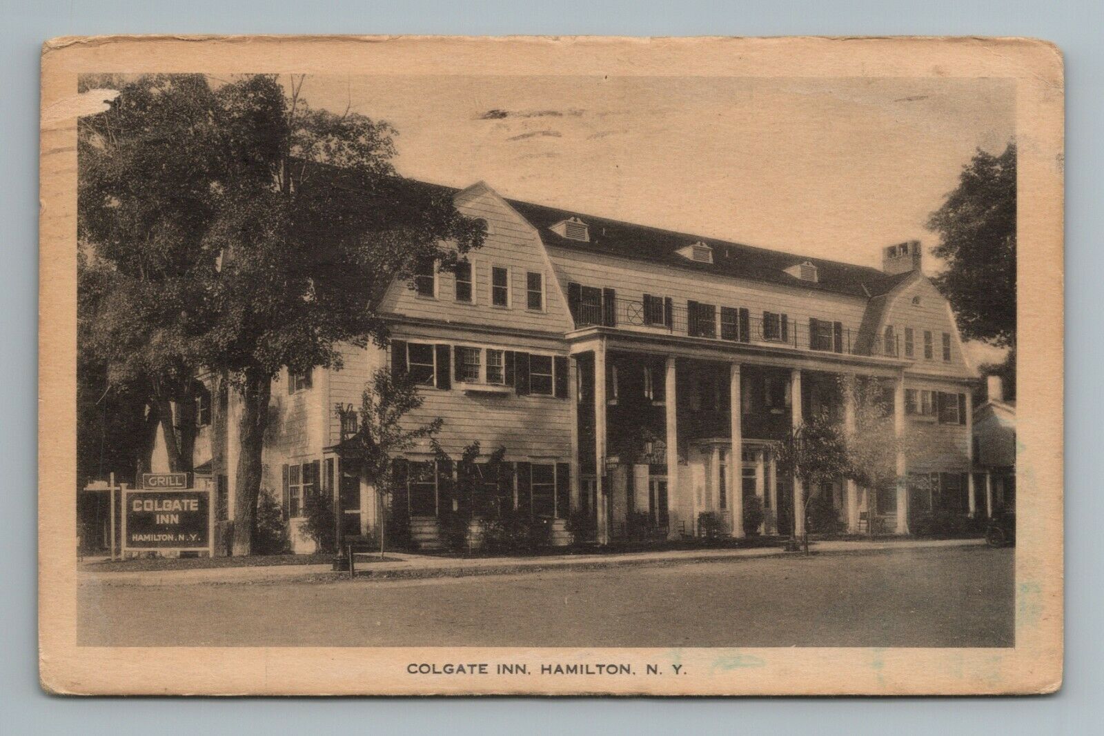 Colgate Inn Hamilton Hotel NY New York Postcard | United States - New ...