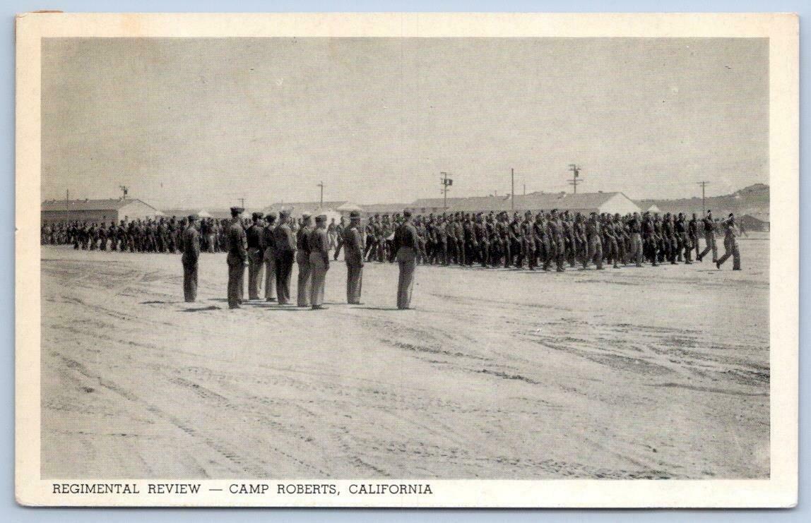 Camp Roberts California LOT/7 Vintage Postcards*Mess Hall*Gas Mask ...
