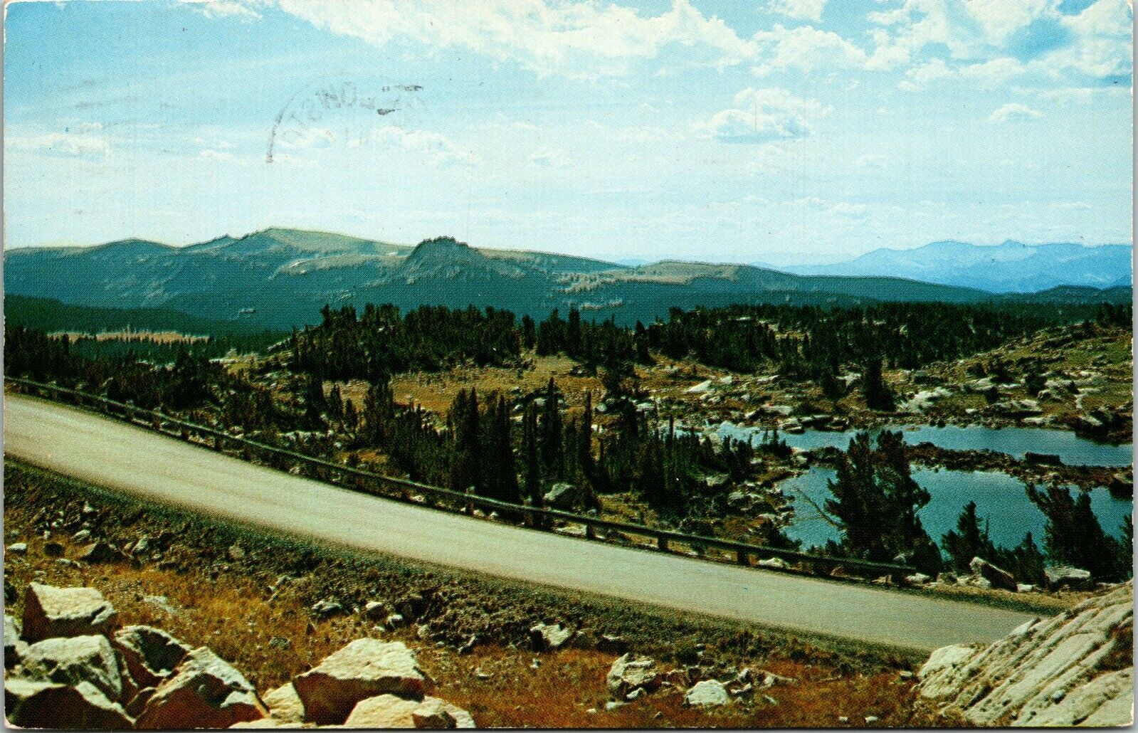 Sawtooth Mountain Beartooth Red Lodge Park Butte Frozen Lake VTG ...