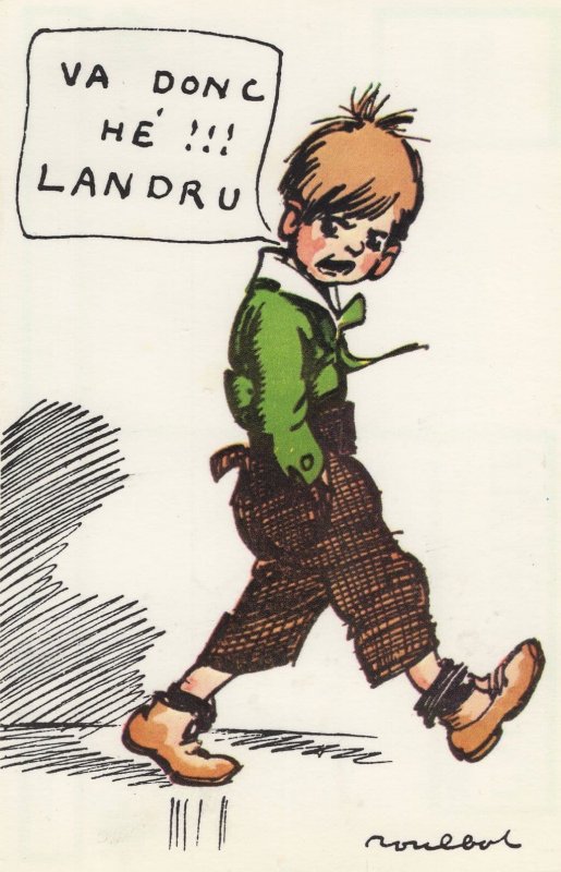 Angry Boy Va Donc He Landru F.Paulbot Comic French Postcard | Topics ...