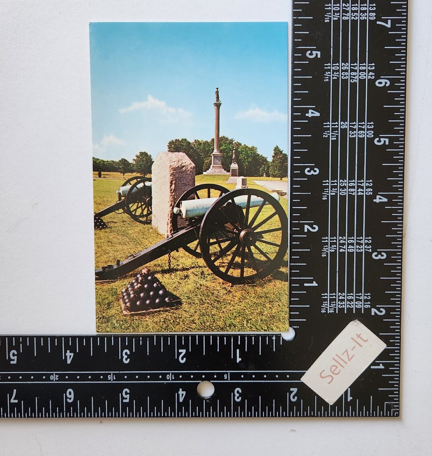 Cannons and Monuments Gettysburg PA Battlefield Postcard | United ...