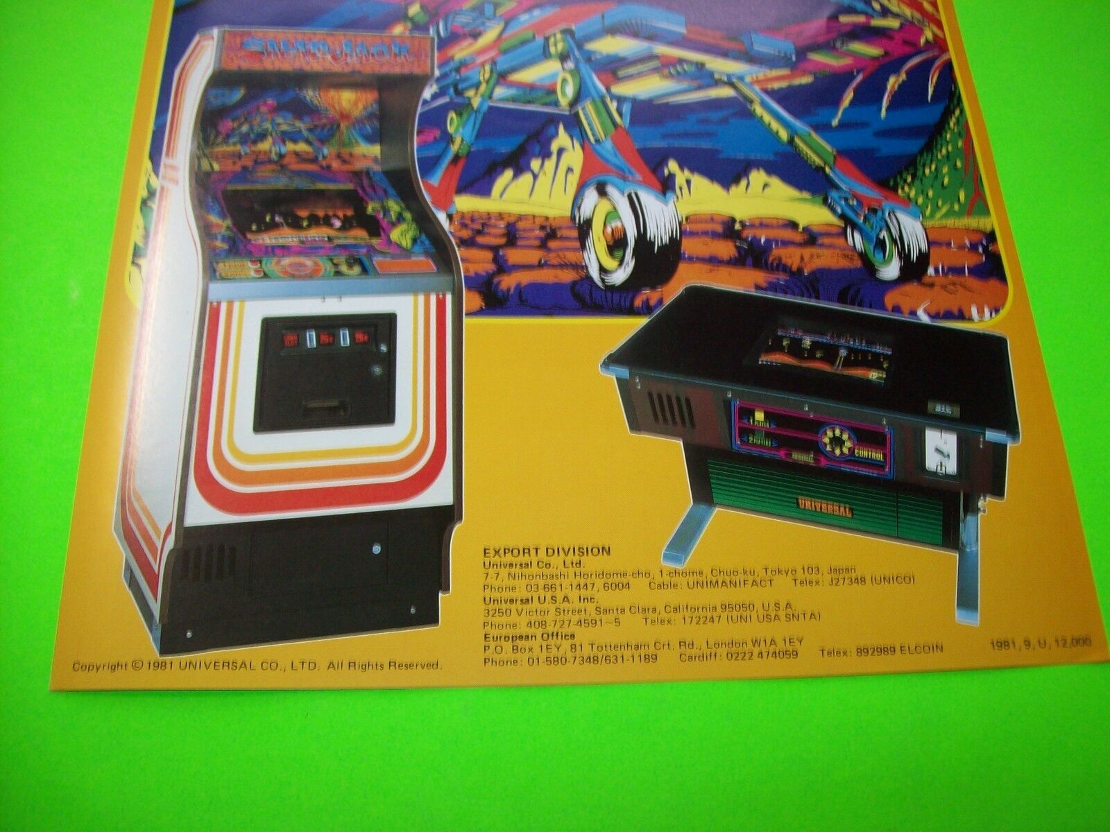 Snap Jack Arcade Flyer Universal Original NOS 1981 Space Age Promo 8.5 ...
