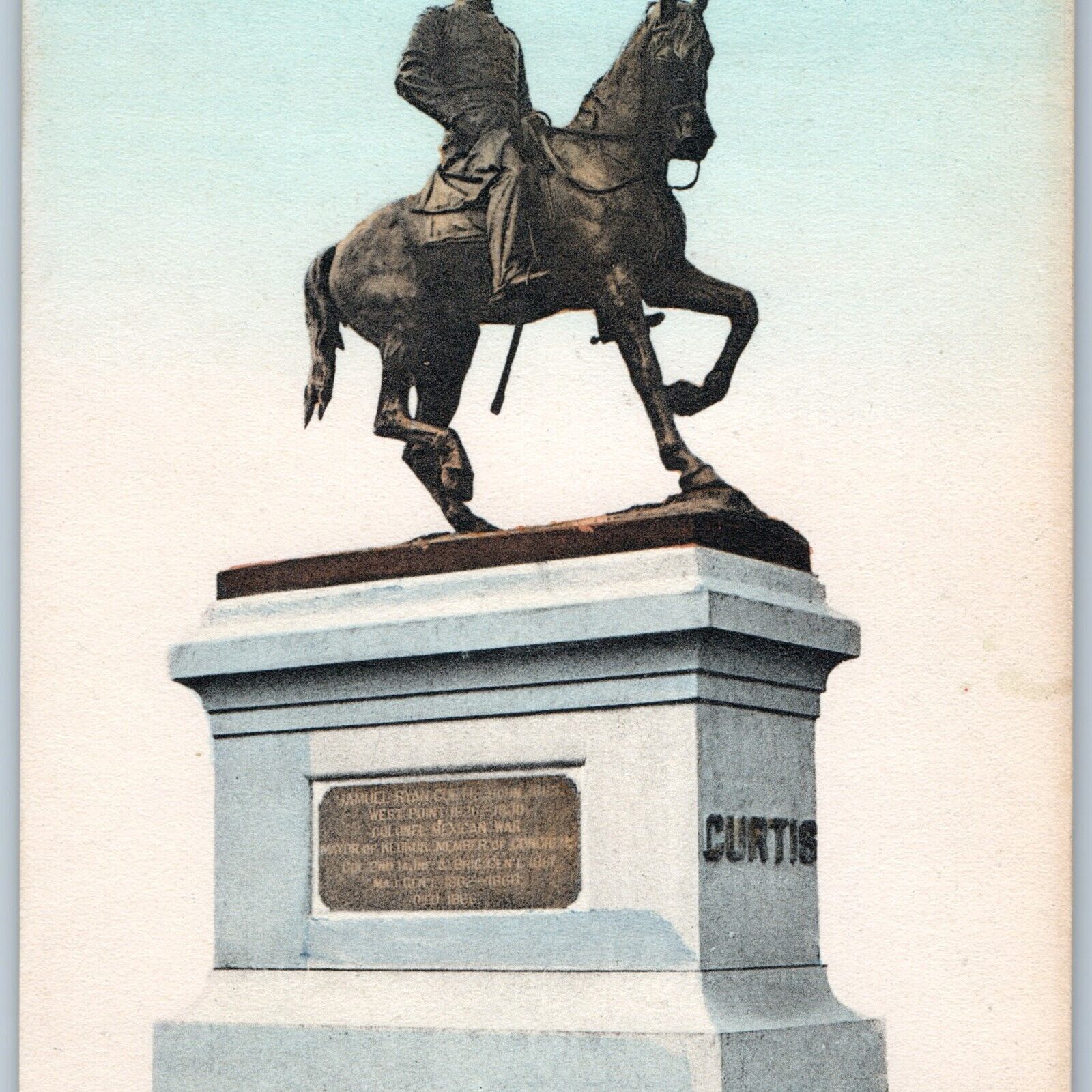 NICE c1900s Keokuk, IA Samuel Curtis Stone Mexican War Colonel Hand ...