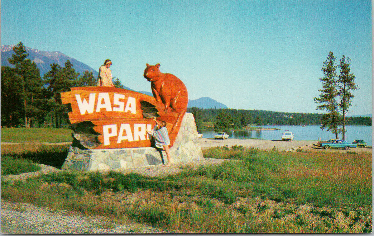 Wasa Lake Park near Fort Steele BC British Columbia Kootenays Postcard ...