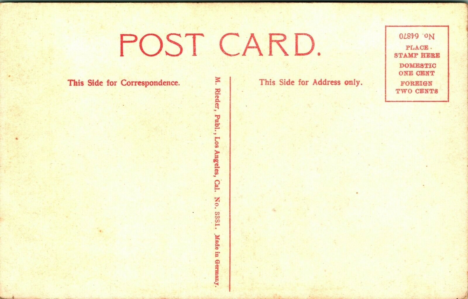 Pasadena California CA Cawson Ostrich Farm Ostriches UNP 1910s Postcard ...