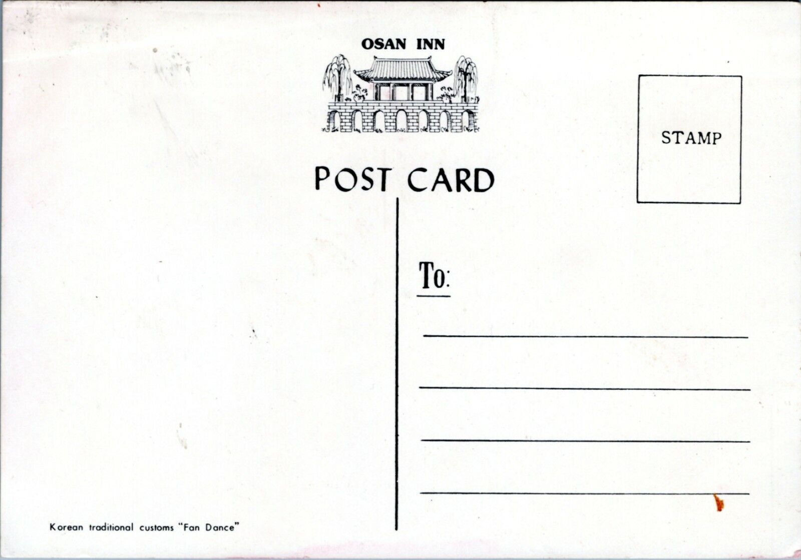 Postcard South Korea - Korean traditional custom Fan Dance | Other ...