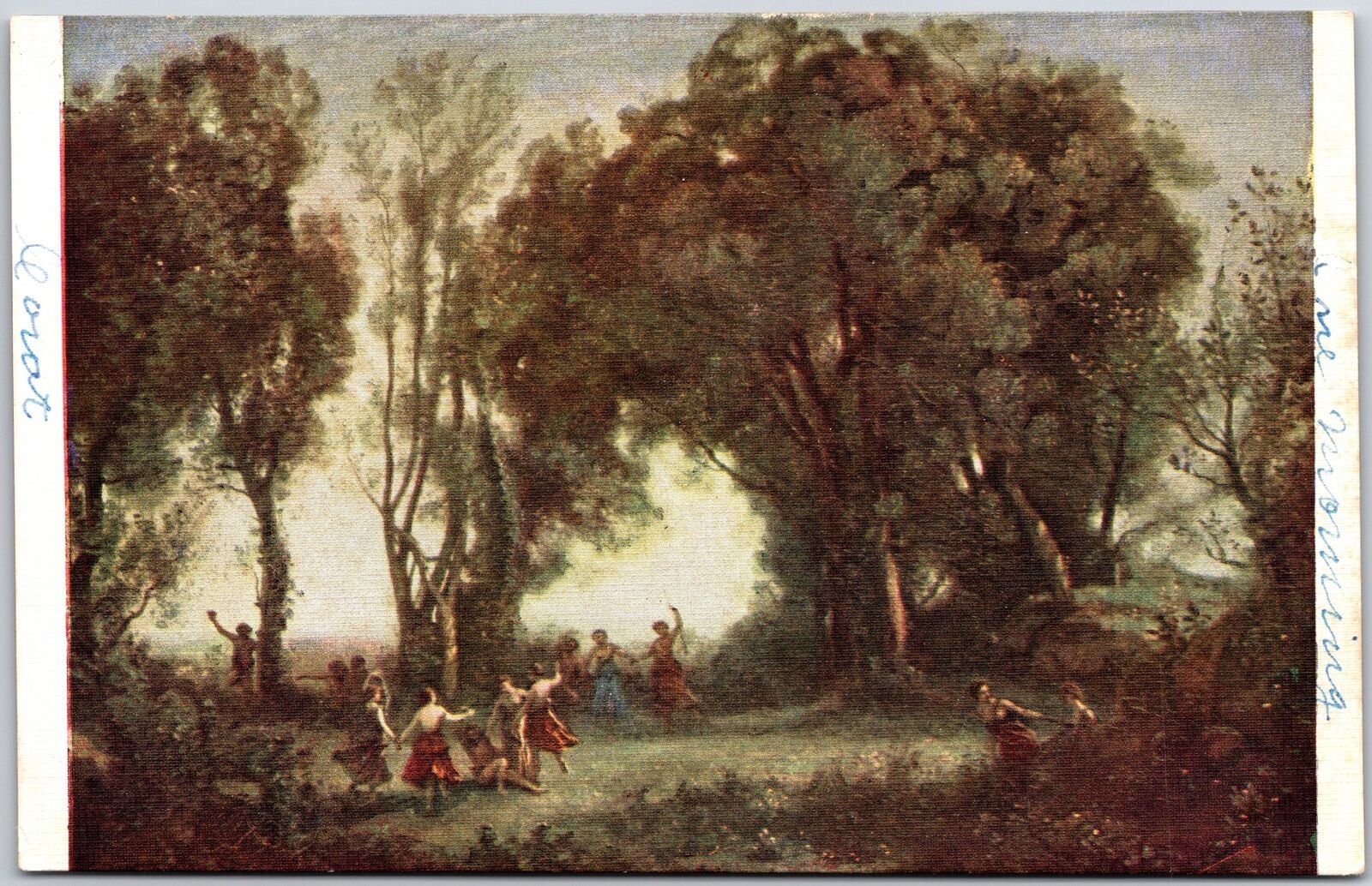 Morning Dance of The Nymphs Painting by Jean-Baptiste-Camille Corot ...