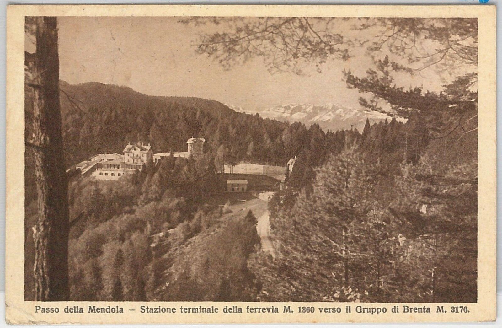 40835 CARTOLINA d'Epoca - BOLZANO : passo della Mendola - Mendelpass ...