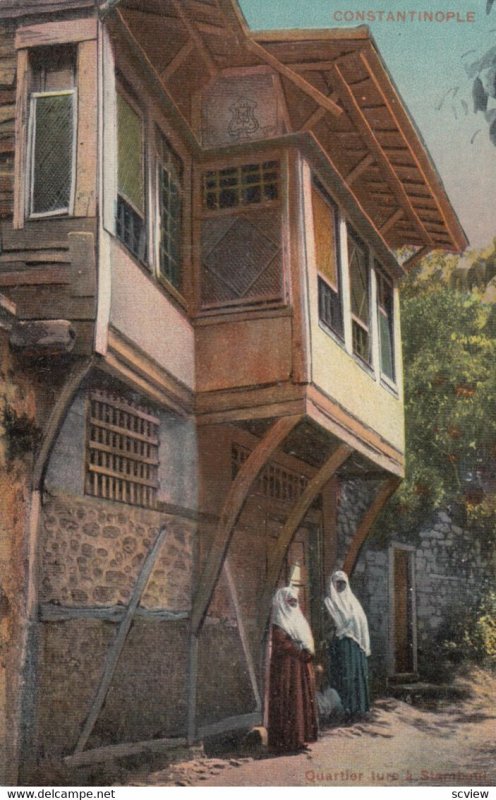 Constantinople (Istanbul) , Turkey , 1900-10ss ; Quartier turc a ...