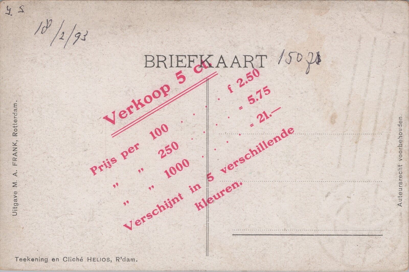 Netherlands Paleis Soestdijk Baarn, Tekening Cliche Helios Rotterdam ...