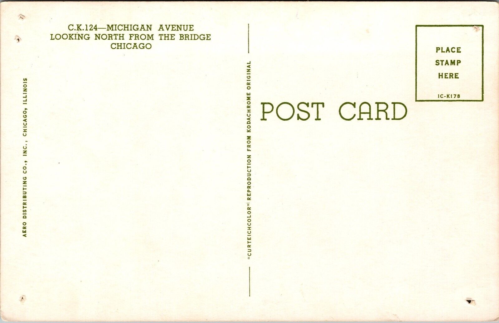 Vtg Chicago Illinois IL Michigan Avenue Street View Looking North 1950s ...