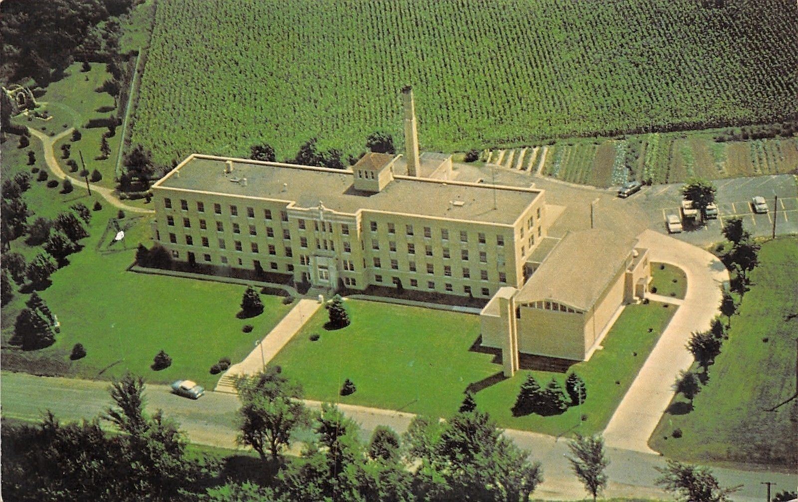 St Joseph Wisconsin~St Joseph Hospital~Sisters of St Francis~Birdseye ...