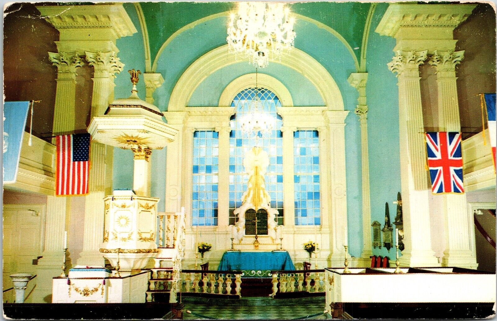 St Pauls Chapel Trinity Parish Pulpit Altar New York City NYC NY ...