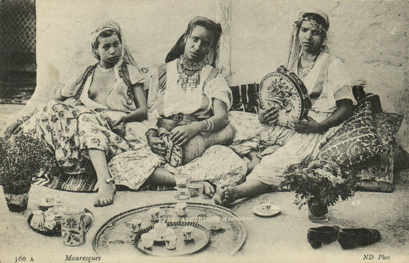 PC CPA Ethnic Nude Female, Types Algériens Mauresques, Postcard (B16139 ...