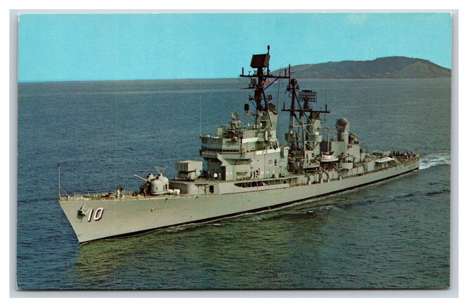 USS John King DDG-3 Guided Missile Destroyer Ship UNP Chrome Postcard ...