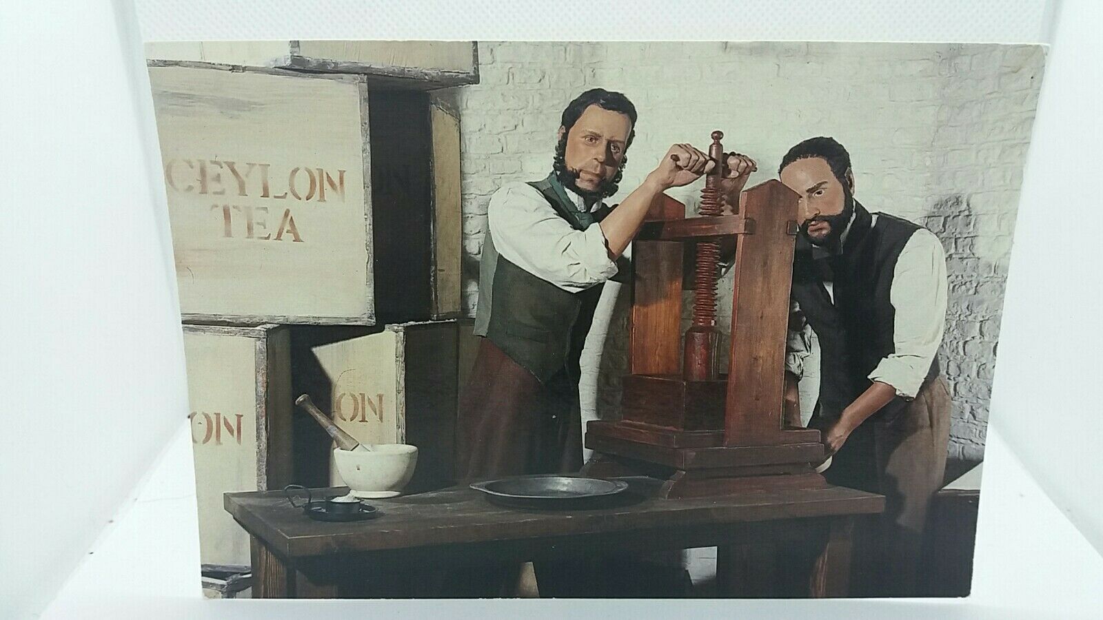 Vintage Postcard Cadburyworld George and Richard Cadbury Making ...