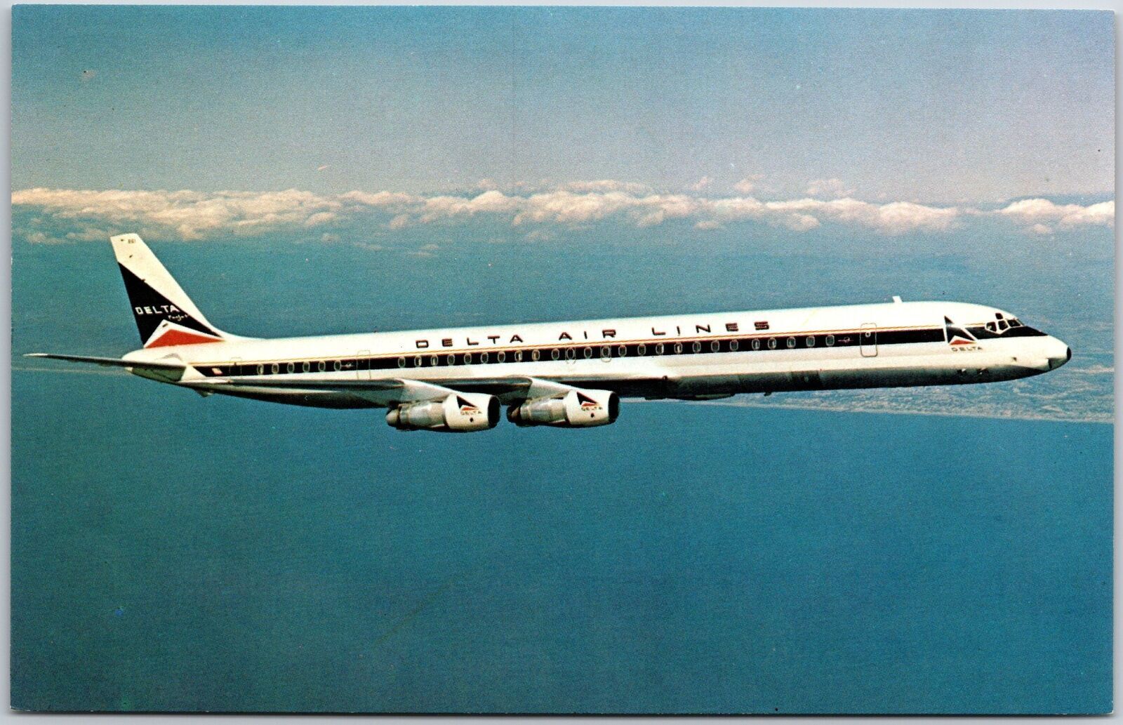 Airplane Delta Airlines McDonnell Douglas DC-8-61 Airliners since 1967 ...