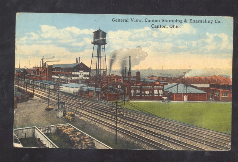 Canton Ohio Stamping & Enameling Company Factory Vintage Postcard ...