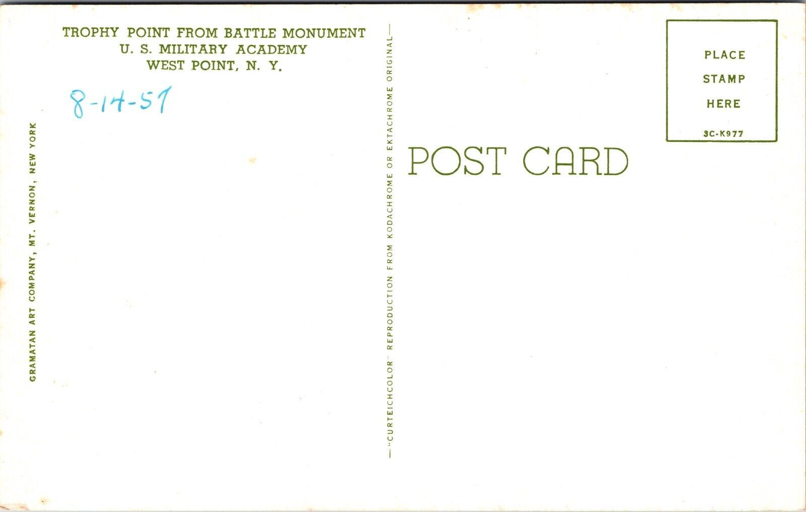 Trophy Point Battle Monument US Military Academy West Point New York ...