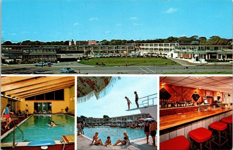 Hyannis Harborview Motel Multi Scenes Swimming Pool Visitors Inside Bar ...