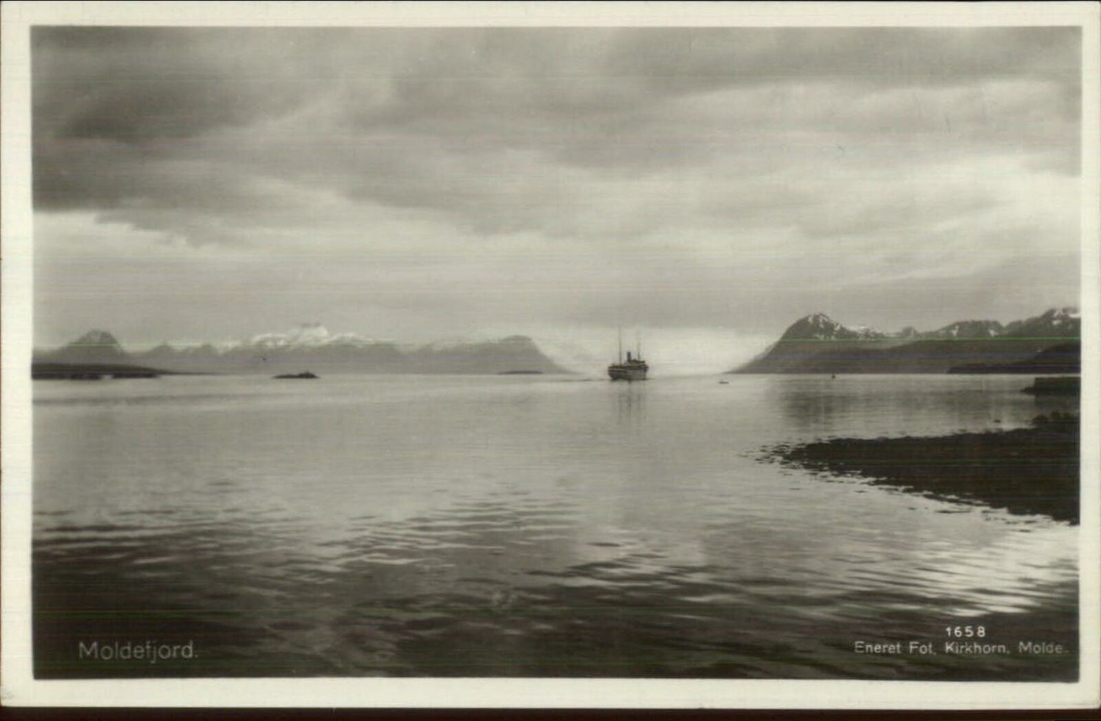 Molde Norway Norge Moldefjord c1910 Real Photo Postcard | Europe ...